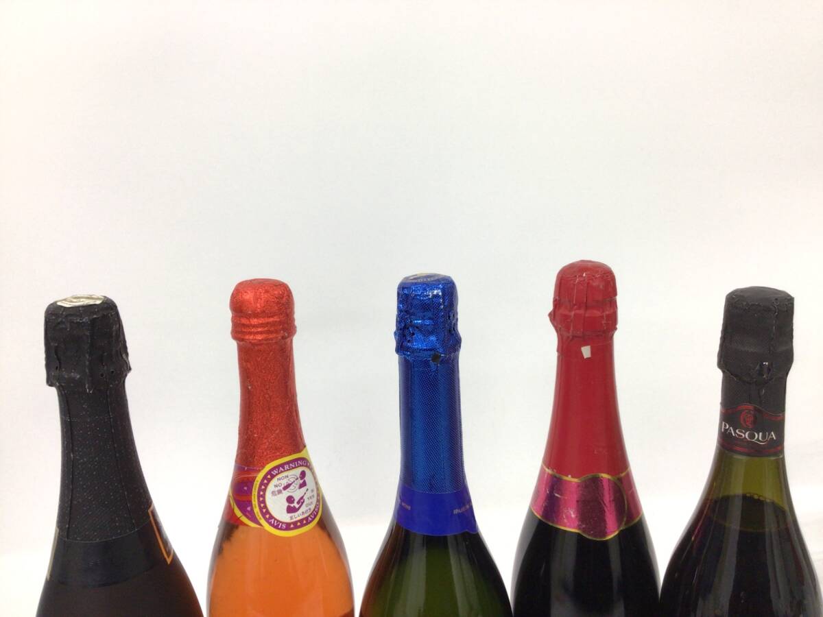 Yahoo!オークション - スパークリングワイン 5本セット 750/720ml 7〜1...
