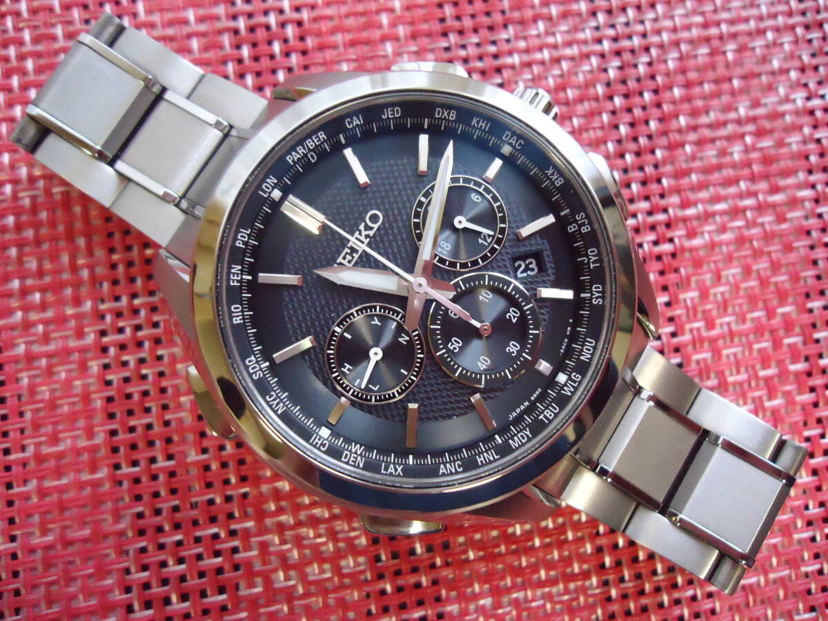 Yahoo!オークション - 【美品】セイコー ブライツ SAGA197 電波 ソーラ...