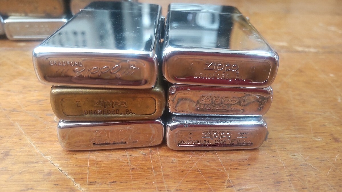 Yahoo!オークション - A088 ZIPPO まとめ 20点 ジッポー ライター/レギ...