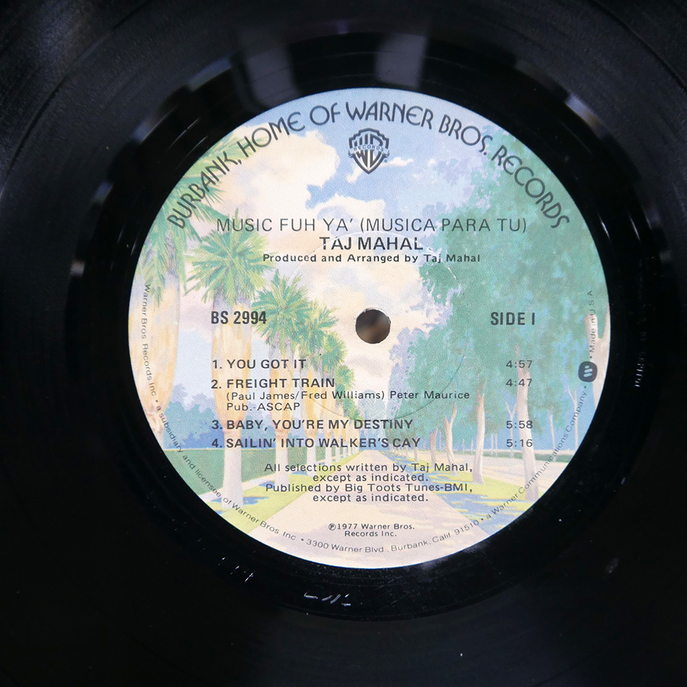 Yahoo!オークション - US盤 TAJ MAHAL/MUSIC FUH YA’(MUSICA PARA TU)...