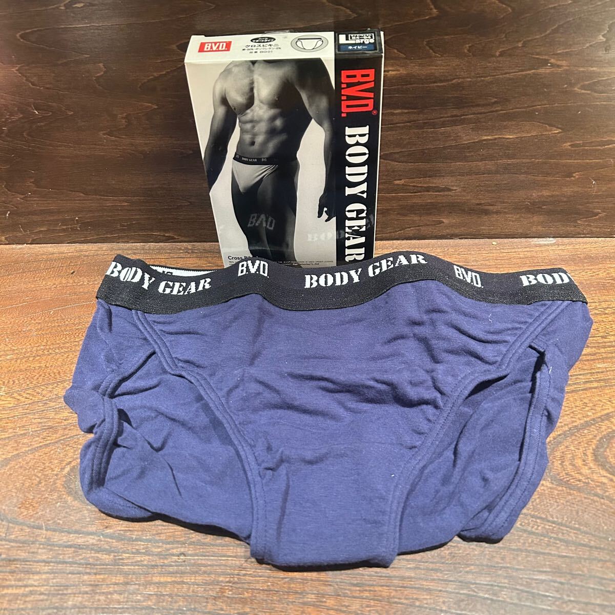 Yahoo!オークション - B.V.D. BODY GEAR クロスビキニ 84〜94cm Lサイ...