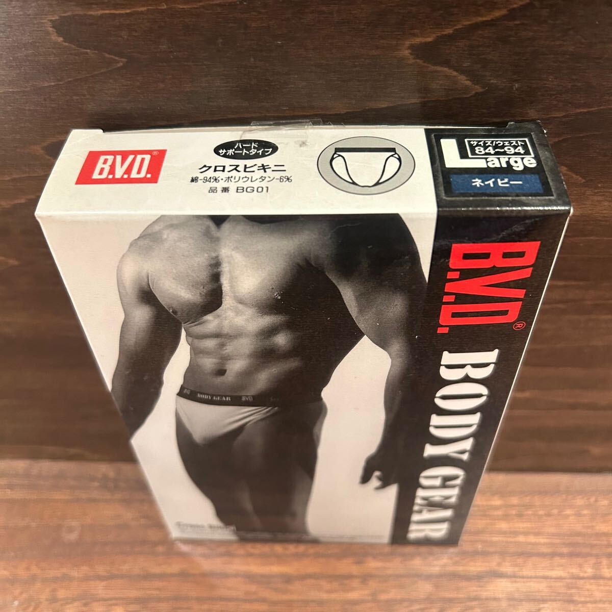 Yahoo!オークション - B.V.D. BODY GEAR クロスビキニ 84〜94cm Lサイ...