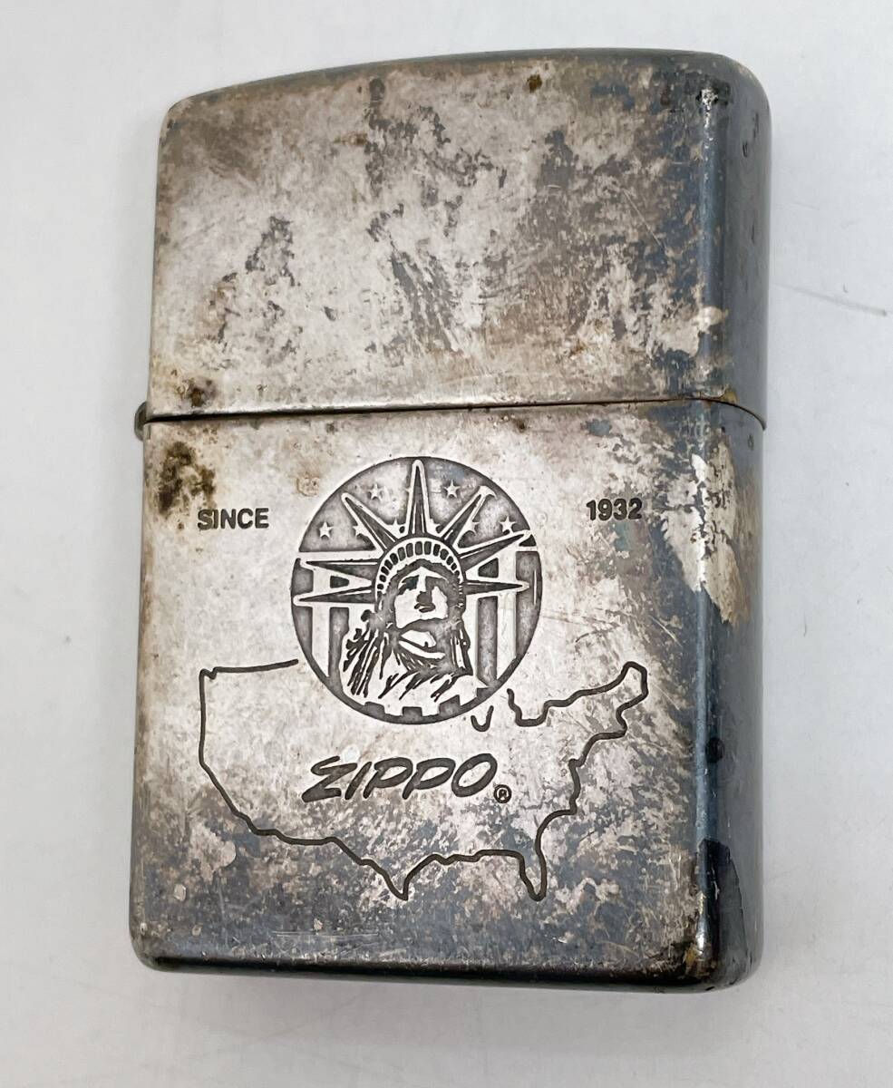 Yahoo!オークション - 【ZIPPO ジッポーライター 自由の女神 アメリカ...