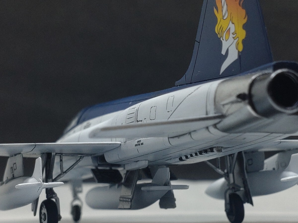 Yahoo!オークション - エリア88 1/72 F-5E タイガーⅱ 風間機 塗装済み...