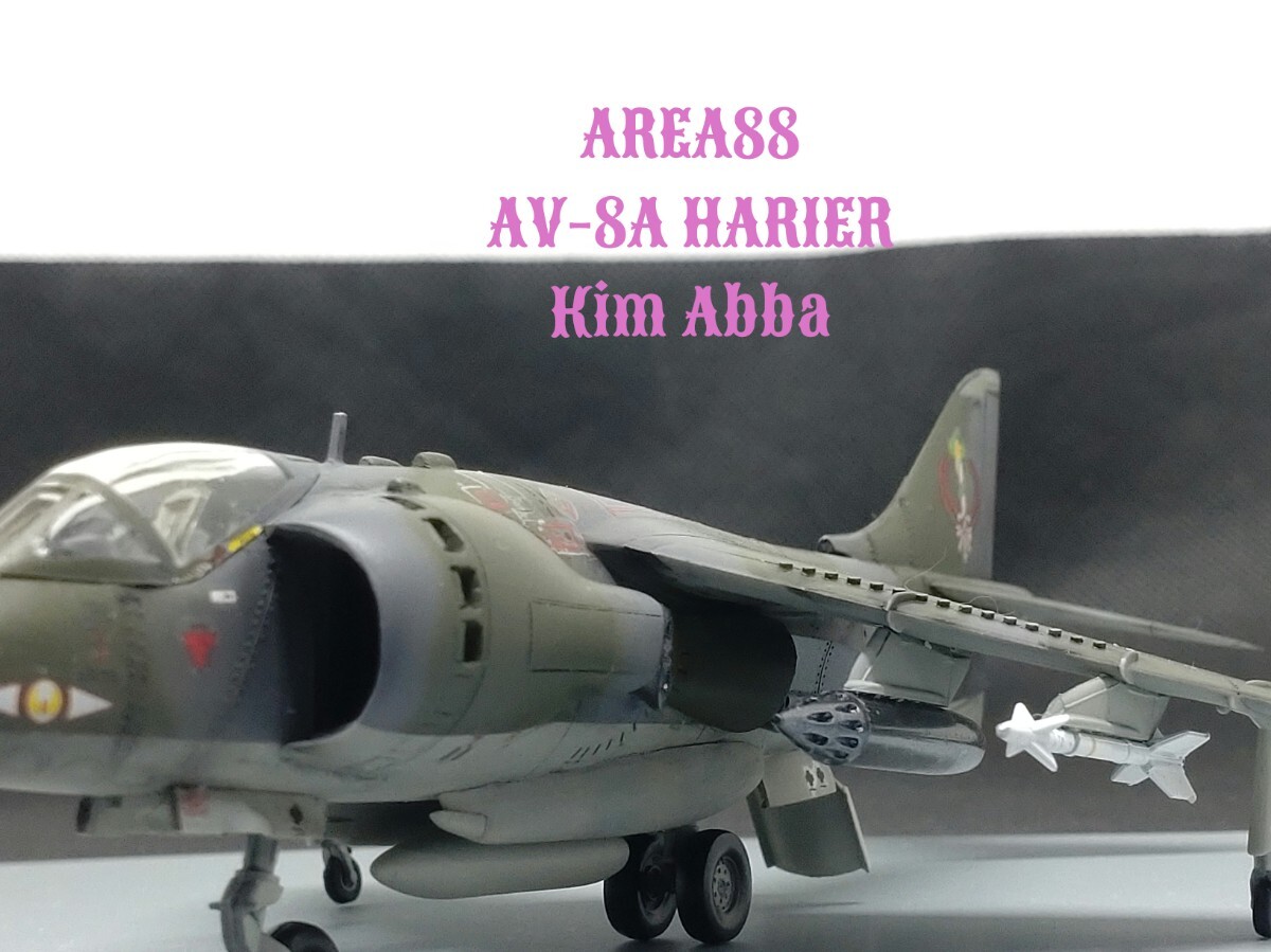 Yahoo!オークション - エリア88 1/72 AV-8A ハリアー キム・アバ機 塗...