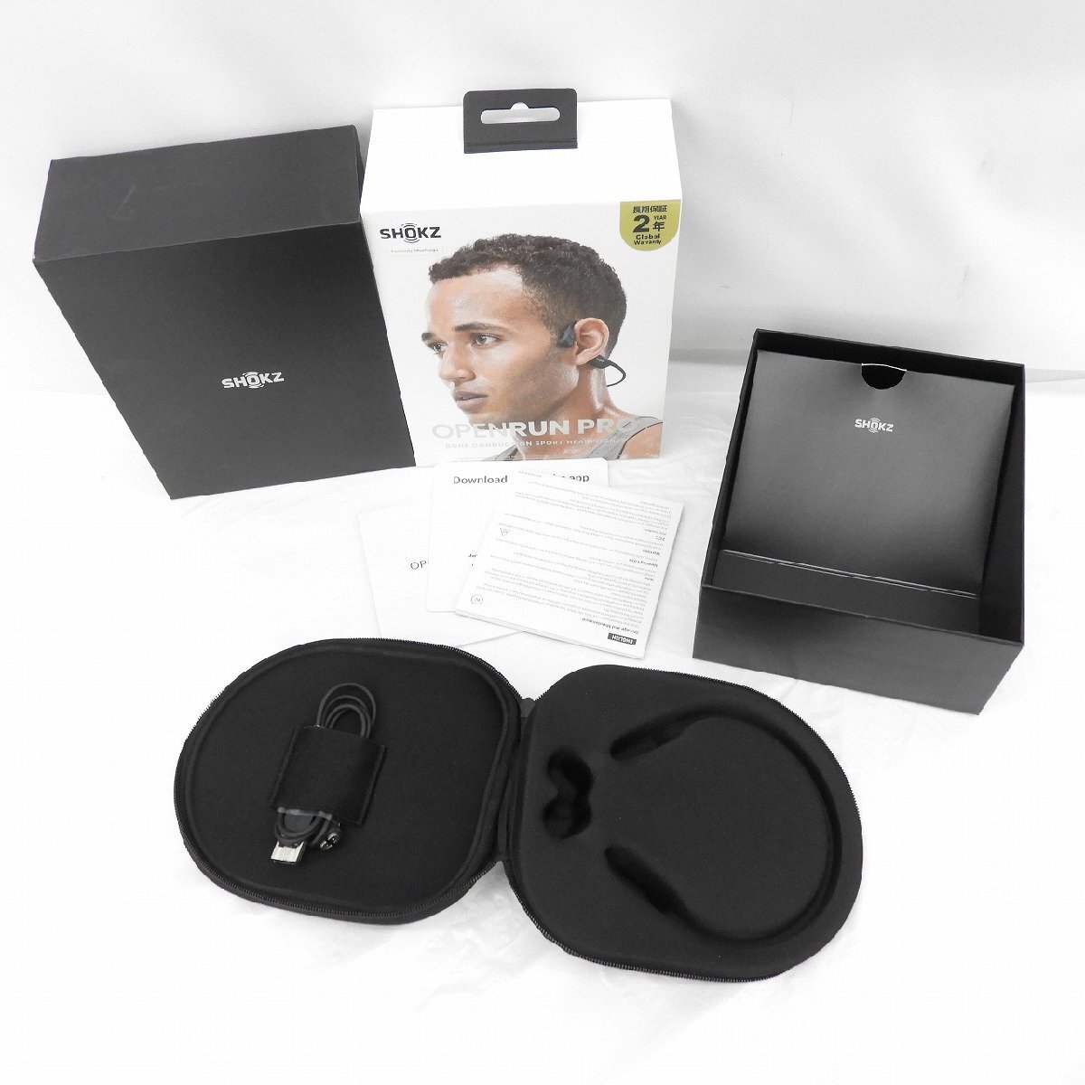 Yahoo!オークション - 1円～Shokz ショックス ワイヤレス骨伝導イヤホ...