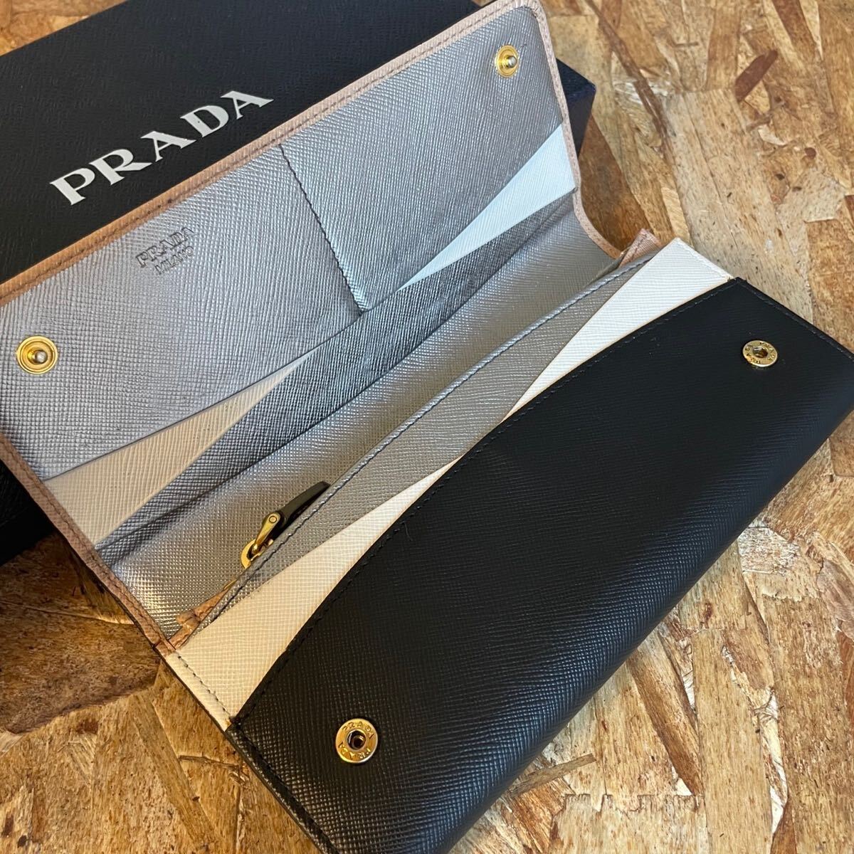 一円 美品 レアカラー PRADA プラダ サフィアーノレザー 一円 美品 レアカラー PRADA プラダ サフィアーノレザー