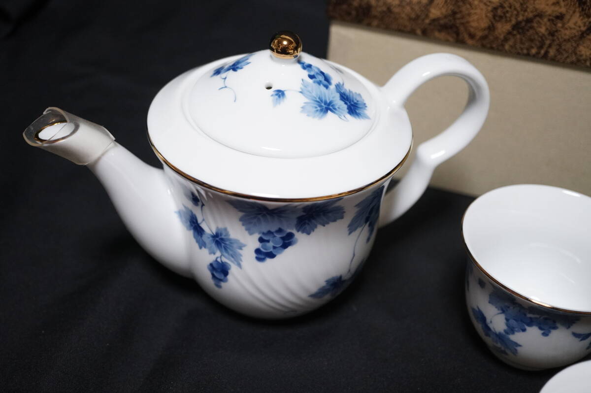 Yahoo!オークション - 【AB3】 たち吉 葡萄 茶器セット 松坂屋購入品
