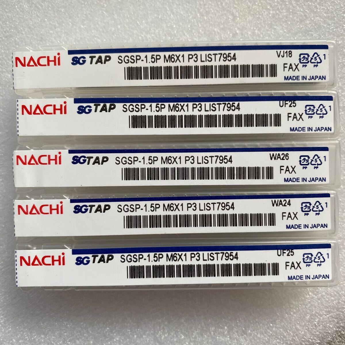 Yahoo!オークション - 新品未使用 NACHI ナチ 不二越 SGSP M6×1.0 5...