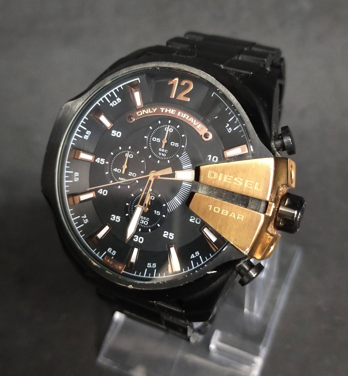 Yahoo!オークション - 腕時計 DIESEL MEGA CHIEF DZ-4309 クォーツ 稼...