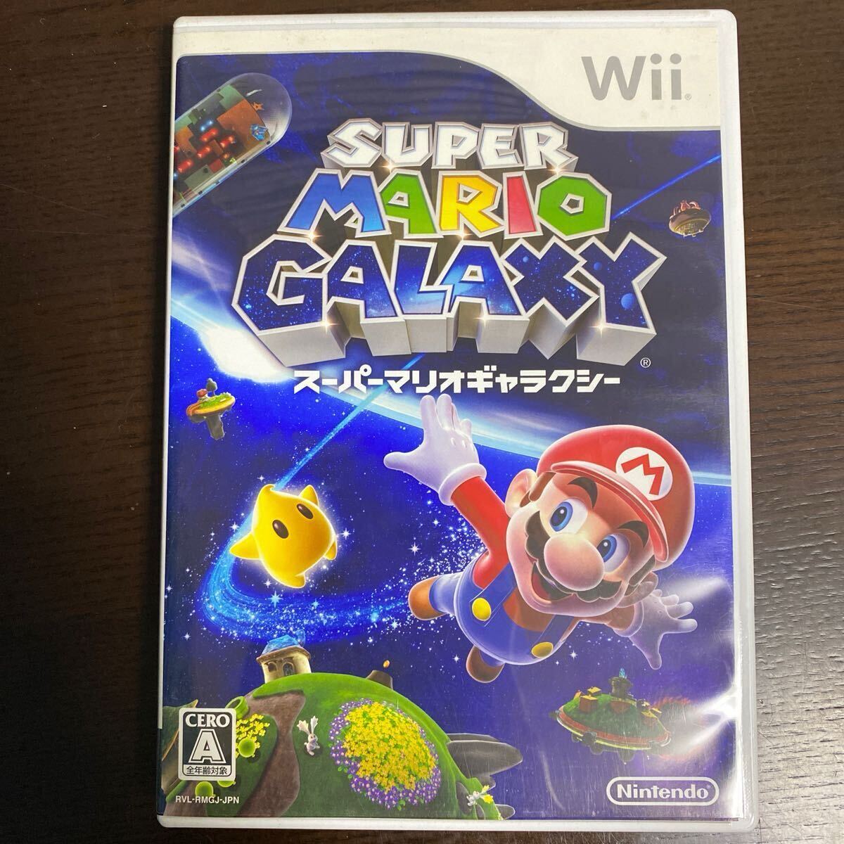 Yahoo!オークション - A スーパーマリオギャラクシー B Wiiソフト 任...