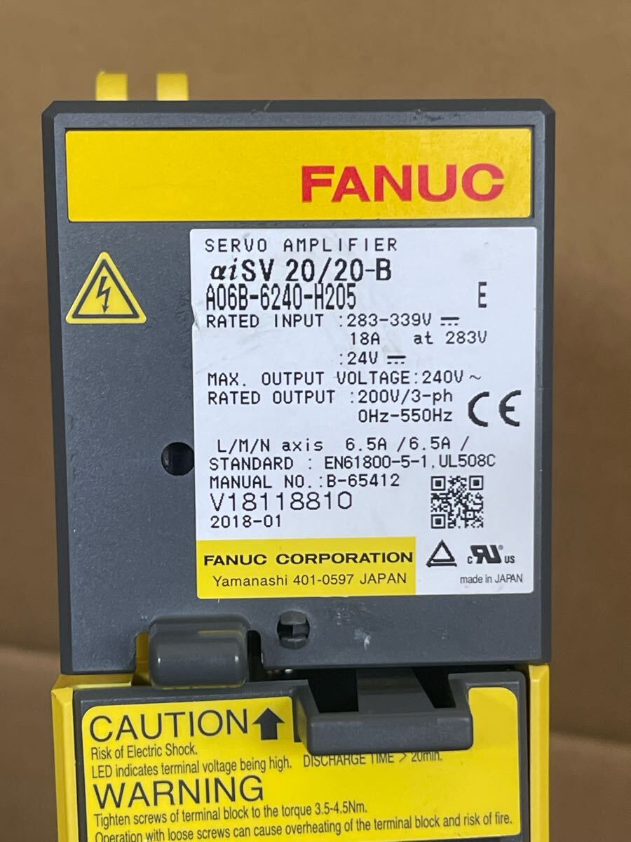 Yahoo!オークション - FANUC ファナック A06B-6240-H205 動作未確認 現...