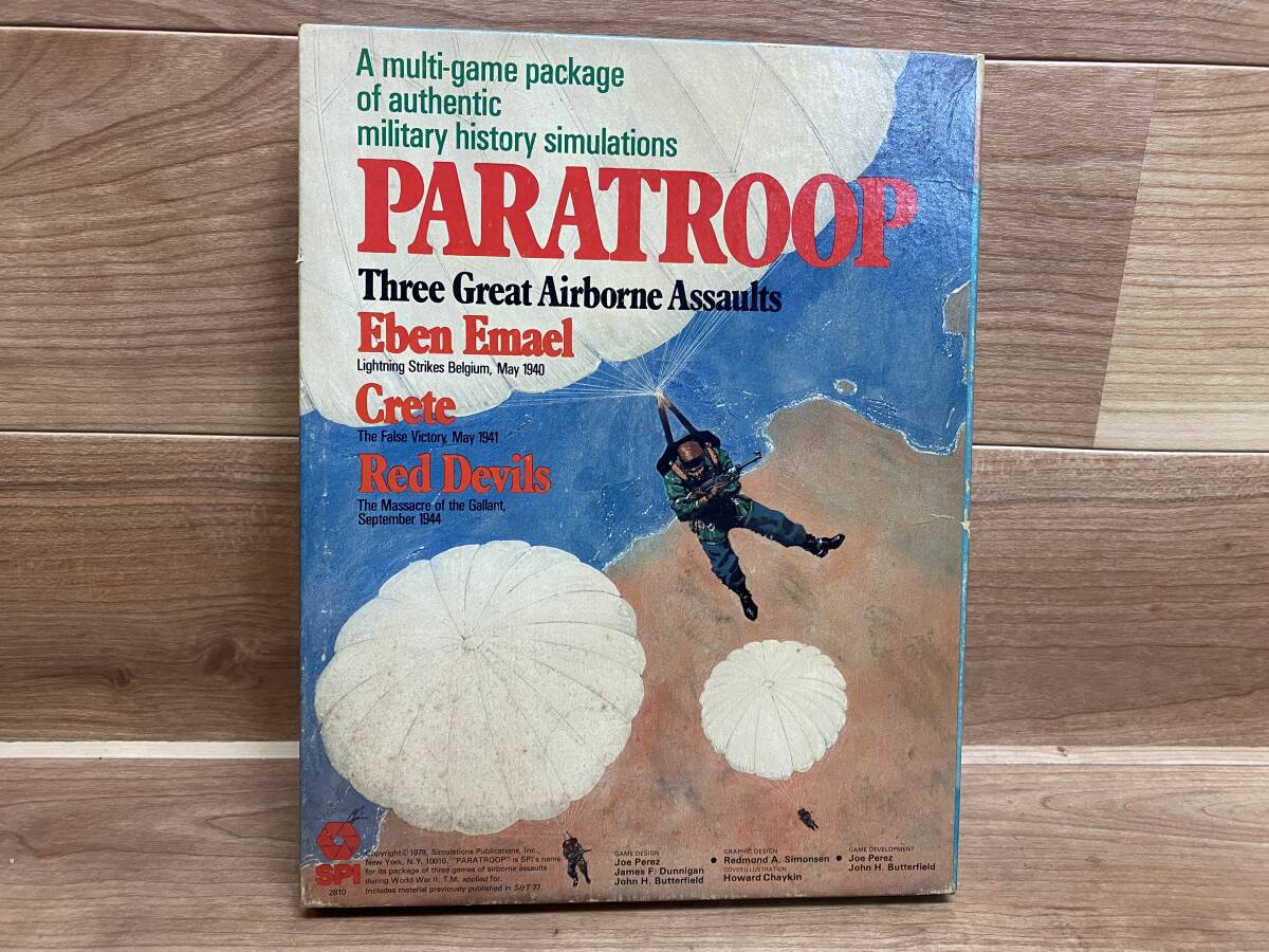 Yahoo!オークション - 83 SPI PARATROOP パラトループ ウォーゲーム 奇...