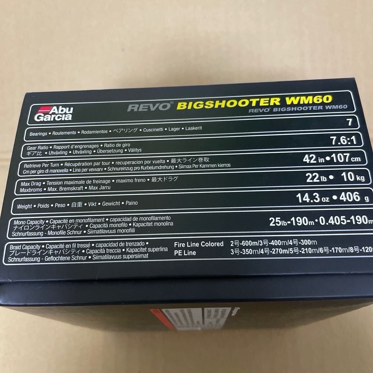 Yahoo!オークション - アブガルシア レボ ビッグシューター WM60 右巻...