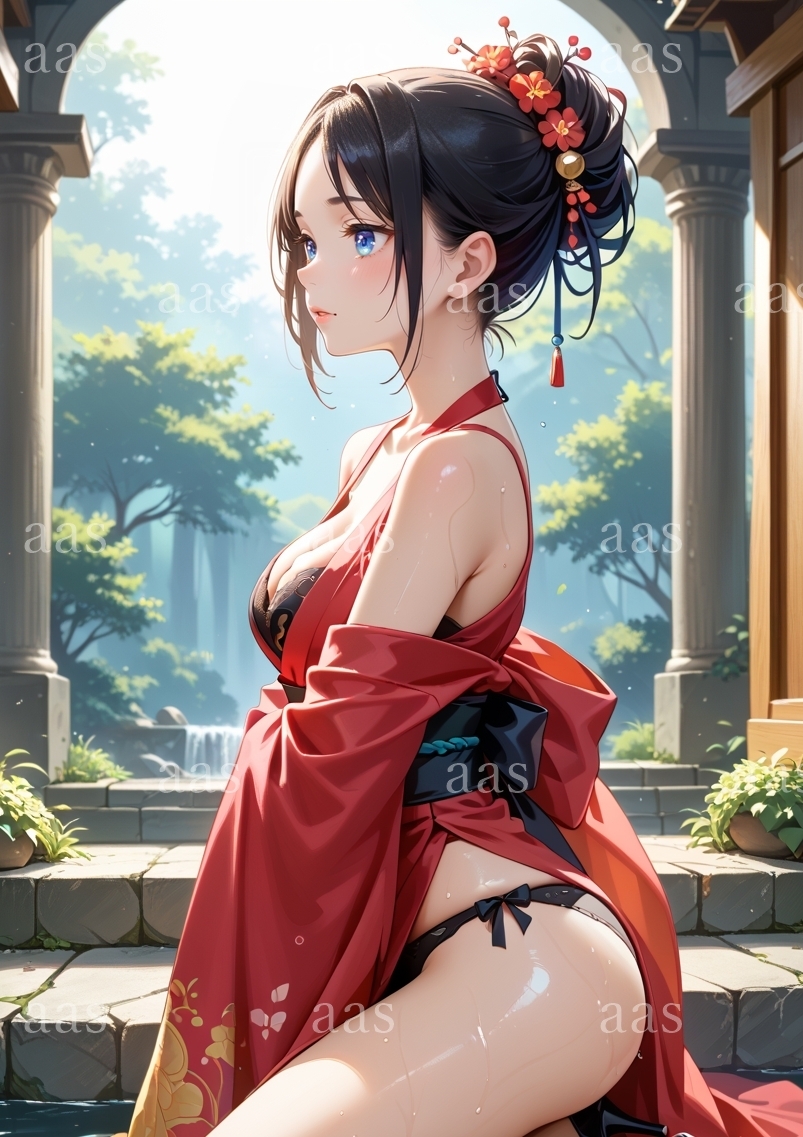 Yahoo!オークション - aa821 アダルト Yuzuki (柚月) 和服美人 優雅 う...