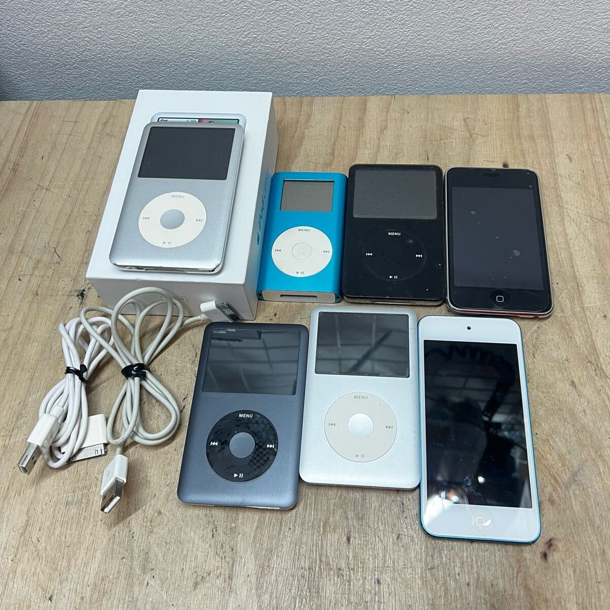 Yahoo!オークション - ipod 7台まとめ 160G 120G 80G 30G 8G 4G A1238