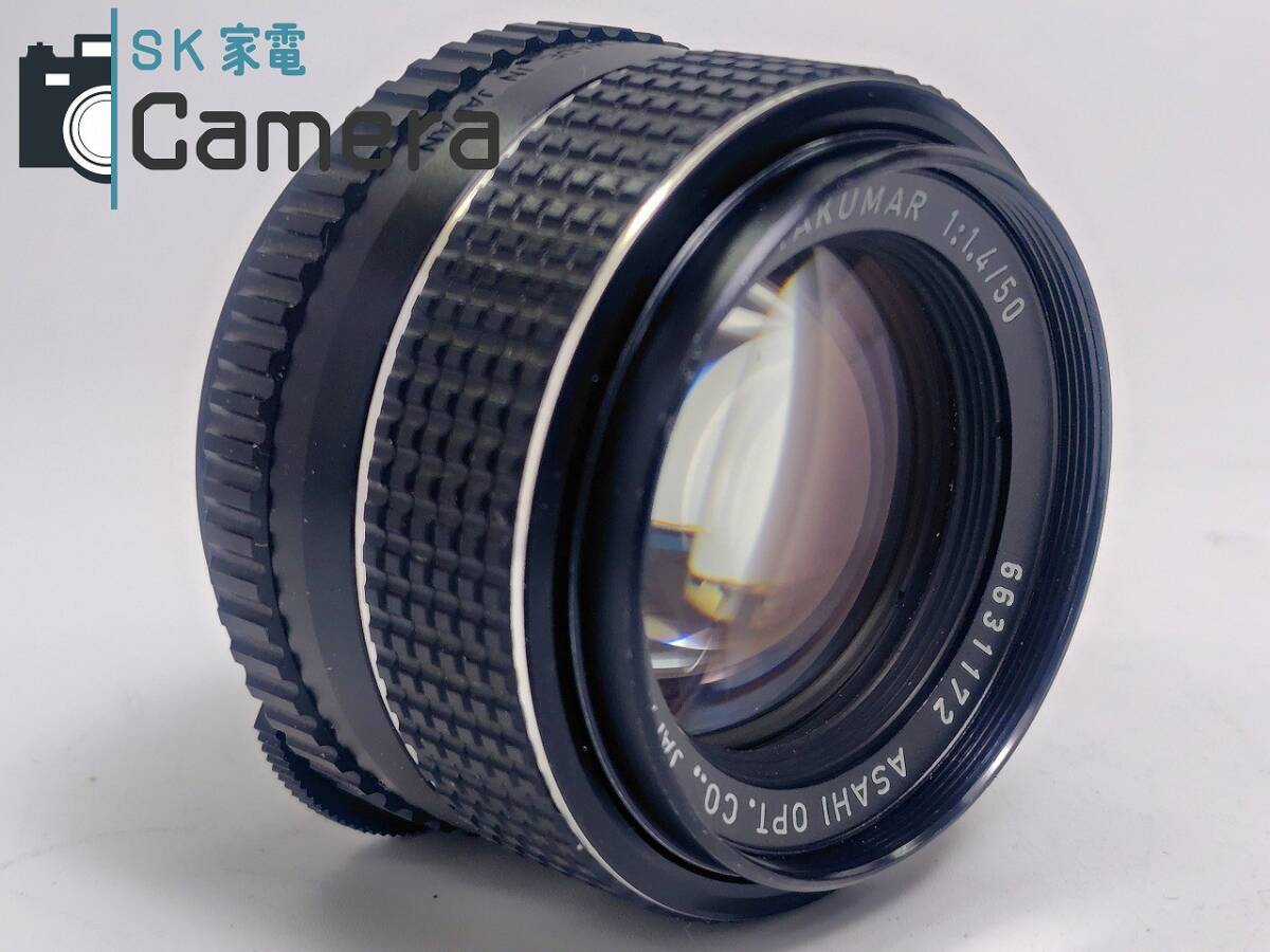 Yahoo!オークション - PENTAX SMC TAKUMAR 50mm F1.4 M42 ペンタッ...