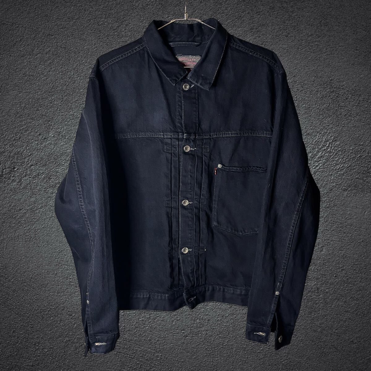 希少 ユーロリーバイス 大戦 ブラック デニムジャケット Levi's 希少 ユーロリーバイス 大戦 ブラック デニムジャケット Levi's