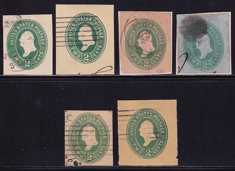 Yahoo!オークション - 11 米国【使用済】＜ 切手付き封筒切取り「1887 ...