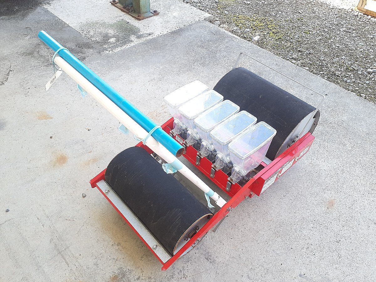 Yahoo!オークション - 徳島 みのる 5連 播種機 PWX-10 ベジタブルシー...