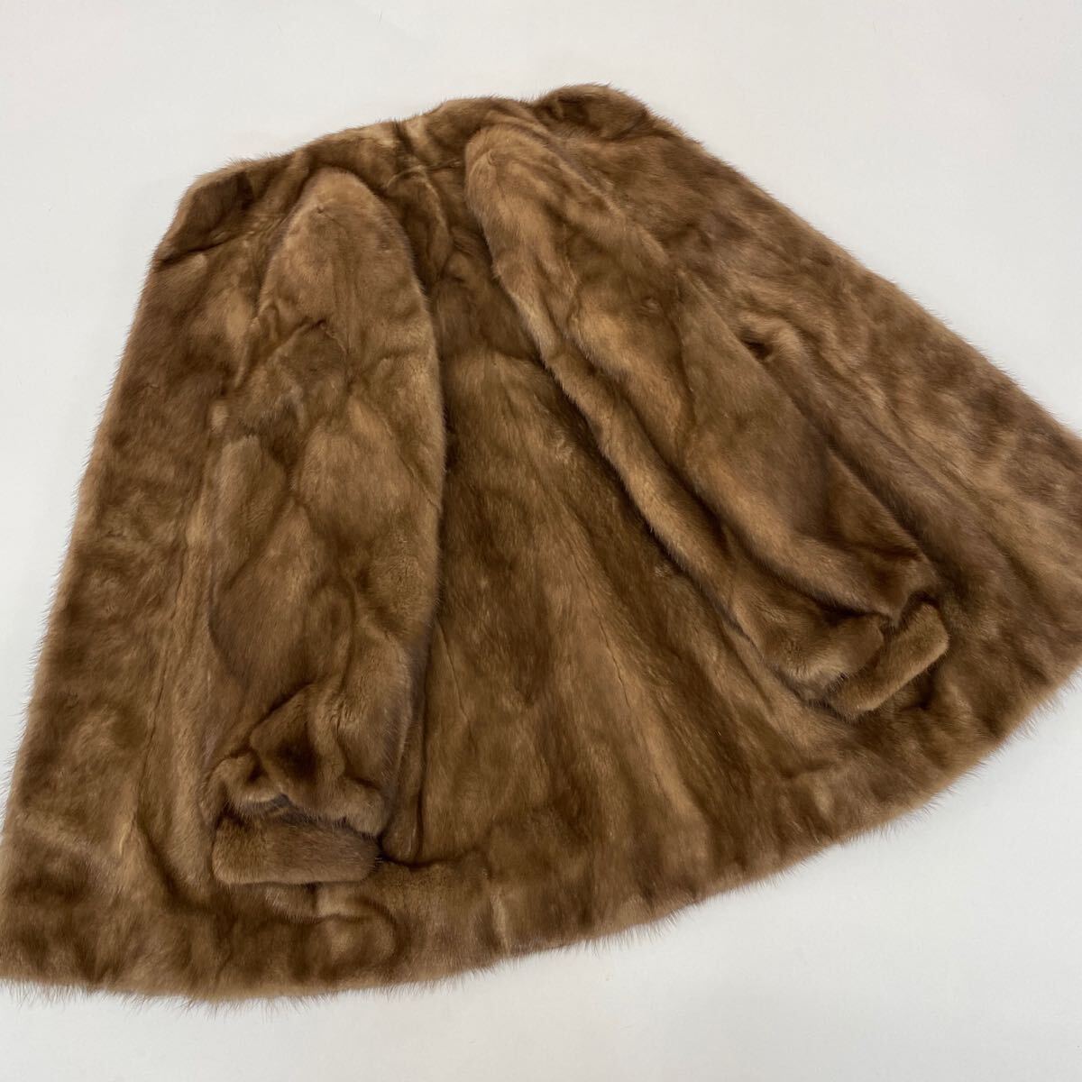 Yahoo!オークション - b27-15 最高級毛皮 パステルミンク ミンクコート...