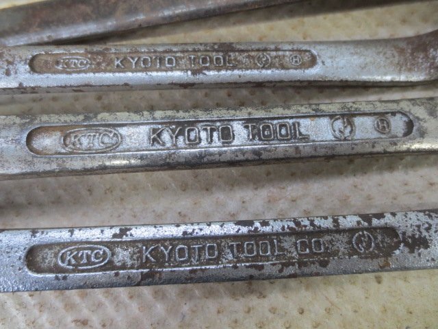 Yahoo!オークション - 中古品 TOP/KTC等 両口メガネレンチ 14～30mm ...