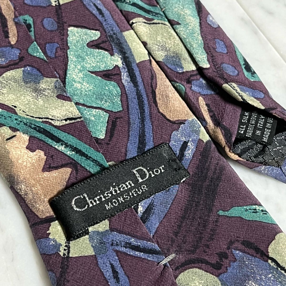 Yahoo!オークション - 999円～ Christian Dior ネクタイ マルチカラー ...