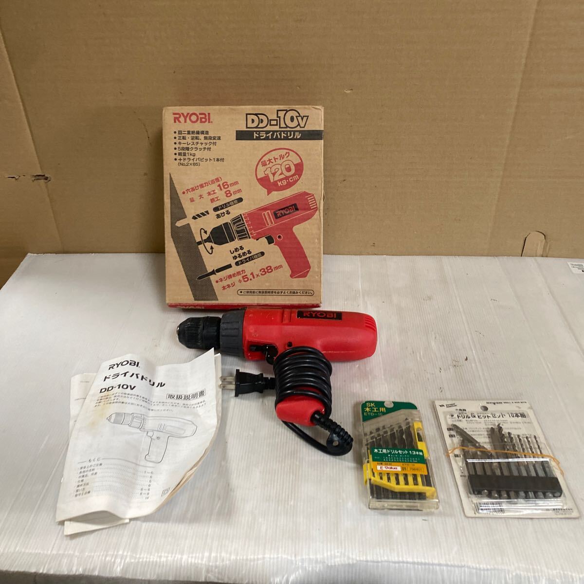 Yahoo!オークション - リョービ RYOBI ドライバドリル レッド DD-10V ...