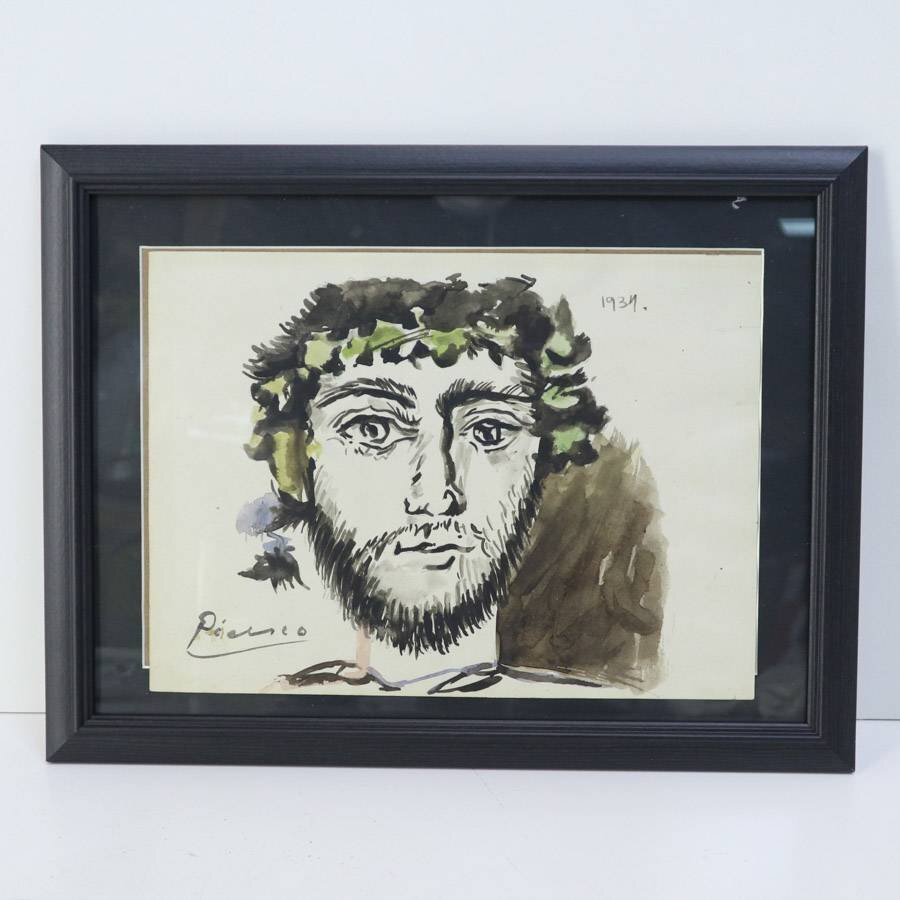 パブロ ピカソ 肉筆 1934年 EL victorioso 絵画 インク クリスティーズ ピカソ美術館 認証 来歴有り 116v42(その他)｜売買されたオークション情報、yahooの商品 ...