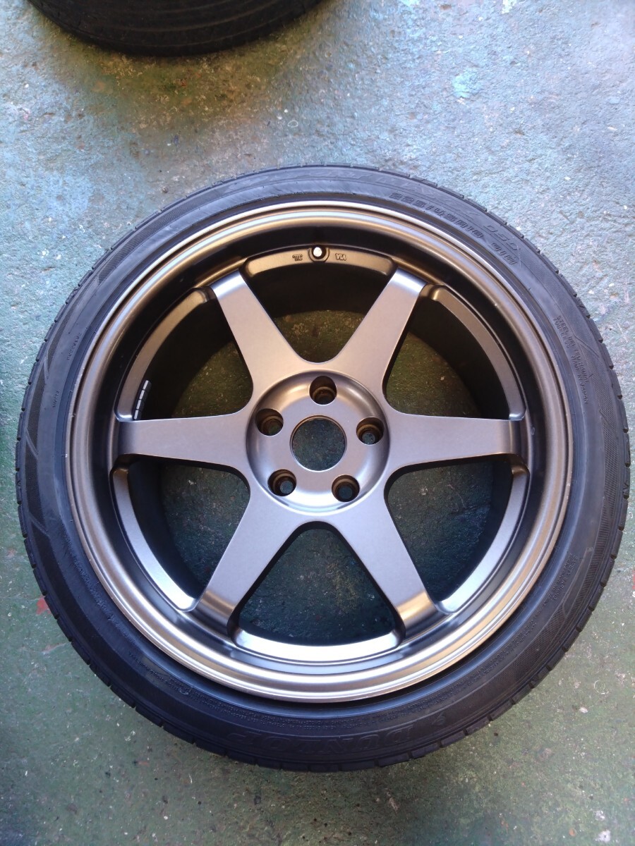 Yahoo!オークション - TE37タイプ ERS SR07 9.5J +20 PCD114.3 5穴 18...