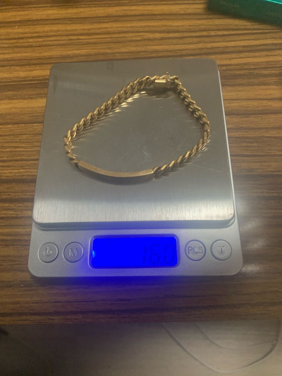 BREV IDブレスレット 18金 K18 イエローゴールド16g 20cm 750刻印 レベルソ YG(イエローゴールド)｜売買されたオークション情報、yahooの商品情報をアーカイブ公開 ...