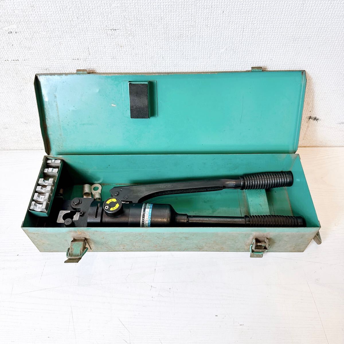 Yahoo!オークション - 231 中古 日本圧着 YPT-60-21 軽油圧手動式圧着...