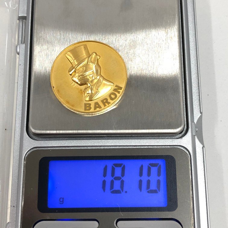 Yahoo!オークション - K24 純金 スタジオジブリ BARON メダル 18.10g【...