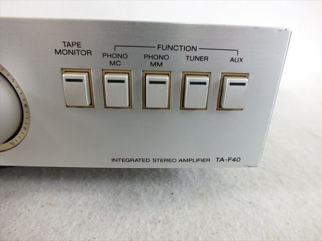 Yahoo!オークション - SONY ソニー TA-F40 アンプ 現状品 中古 250209...