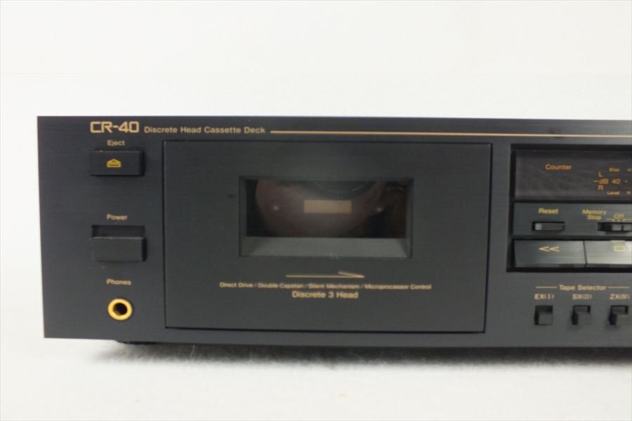 Yahoo!オークション - 1円スタート Nakamichi ナカミチ CR-40 カセッ...