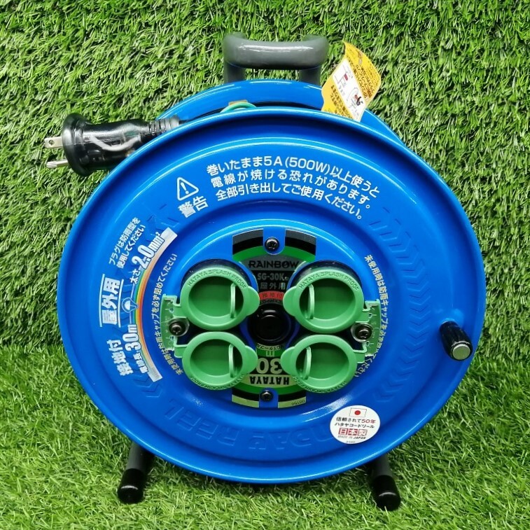 Yahoo!オークション - 中古品 HATAYA ハタヤ 屋外用 単相100V 30m サン...