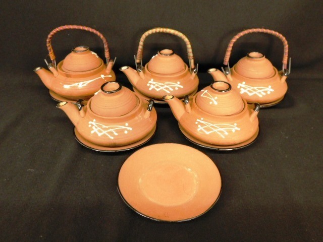 Yahoo!オークション - K903 土瓶蒸し 5客セット まとめ売り 店舗 お店...