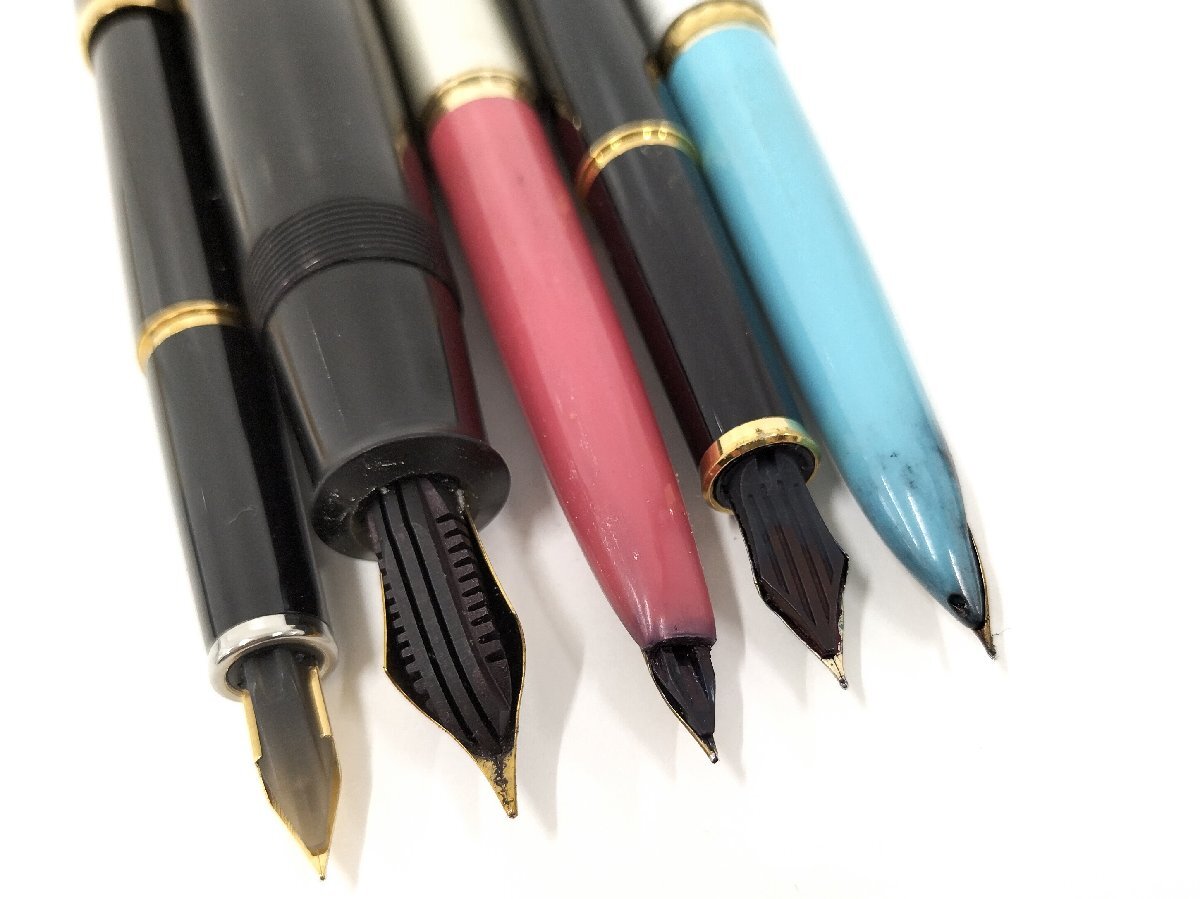 ジャンク 万年筆 9本まとめ パーカー バーバリー パイロット プラチナム ペン先 14K 585 18K 中古[ne]u96｜代購幫