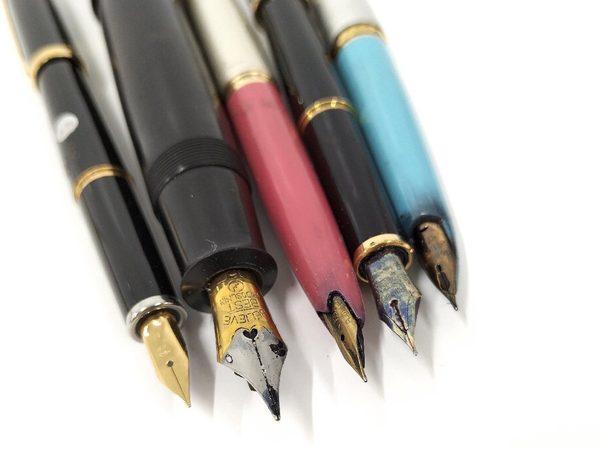 ジャンク 万年筆 9本まとめ パーカー バーバリー パイロット プラチナム ペン先 14K 585 18K 中古[ne]u96｜代購幫