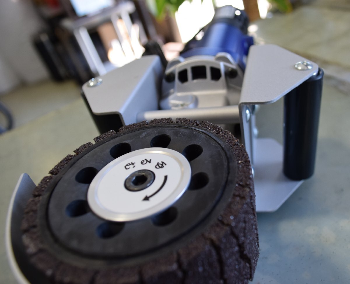 Yahoo!オークション - フルサト工業 ローラーサンダー 砥石付き FS-60B...