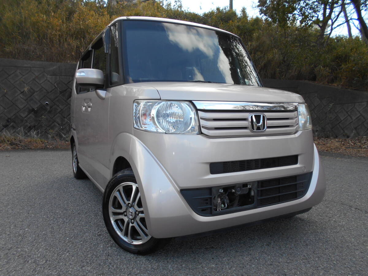 Yahoo!オークション - H26 N-BOX G Lパッケージ パワスラ 純正アルミ ...