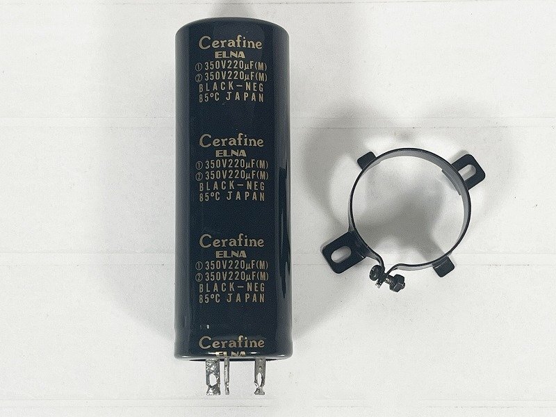 Yahoo!オークション - ELNA Cerafine 電解コンデンサー 220M+220M 350V...