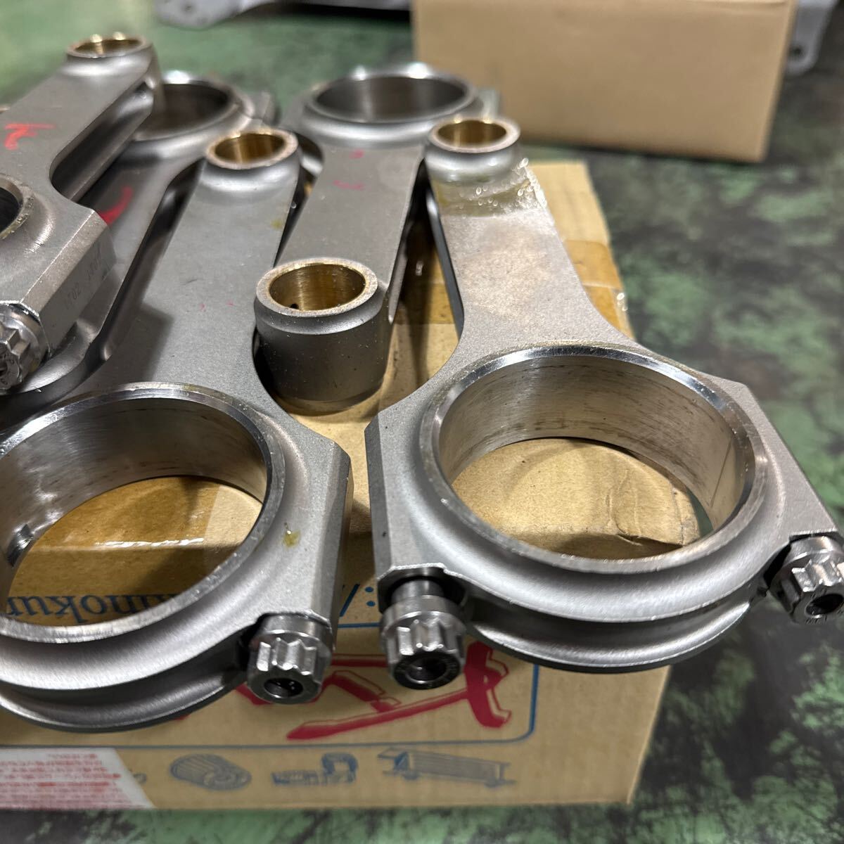 Yahoo!オークション - 2jz H断面 コンロッド メーカー不明