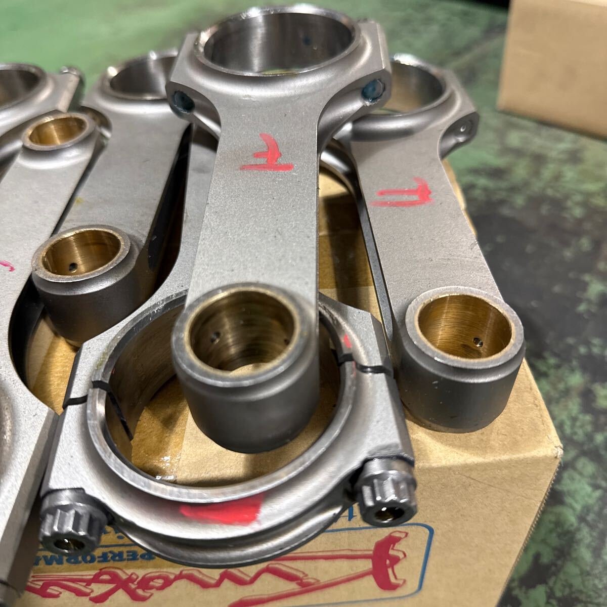 Yahoo!オークション - 2jz H断面 コンロッド メーカー不明