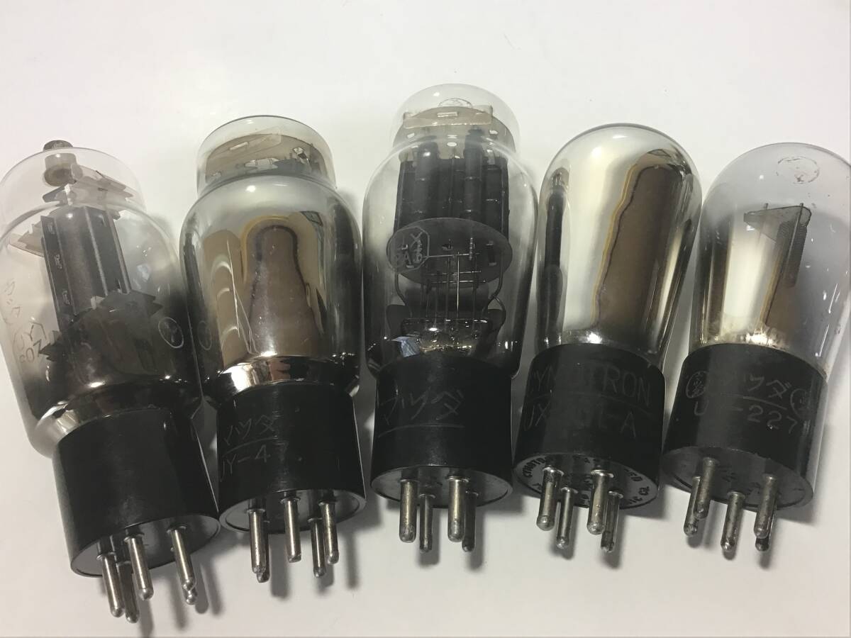 Yahoo!オークション - 昭和レトロ マツダ 真空管 UY-807／UY-47／UX-2A...