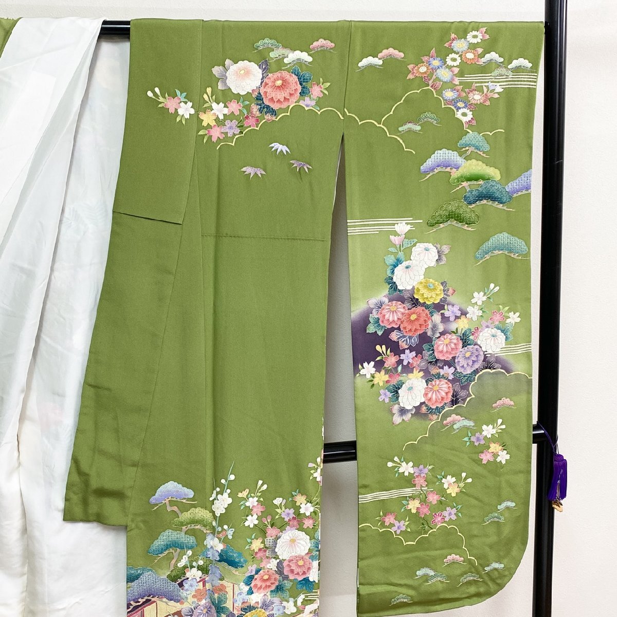 着物月花 作家物 三大総刺繍 相良刺繍 仙頭刺繍 蘇州刺繍 ぼかし 着物月花 作家物 三大総刺繍 相良刺繍 仙頭刺繍 蘇州刺繍 ぼかし