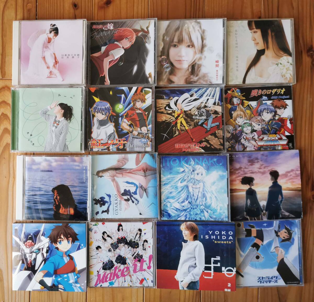 【樂淘letao】日本代購代標第一品牌－大量 まとめ売り アニソン 70枚以上 ガンダム ワンパンマン まどか ゼロの使い魔 SAO 國府田マリ子 春奈るな 藍井エイル 今井麻美 等