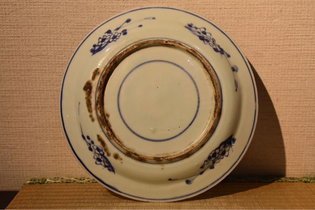 Yahoo!オークション - 【GE】Z91【コレクター所蔵品】時代 古染付皿/中...