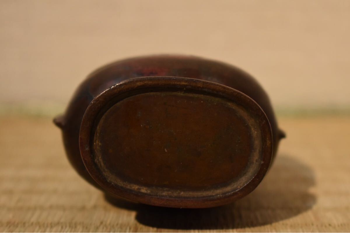 Yahoo!オークション - 【GE】Z94【コレクター所蔵品】時代 銅鍍金花瓶/...