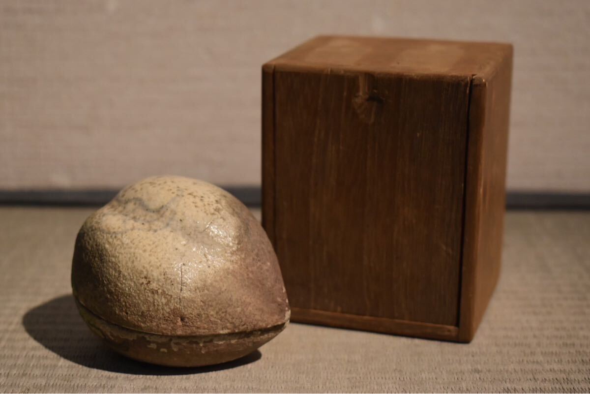 Yahoo!オークション - 【GE】Y165【コレクター所蔵品】時代 伊賀香合/...